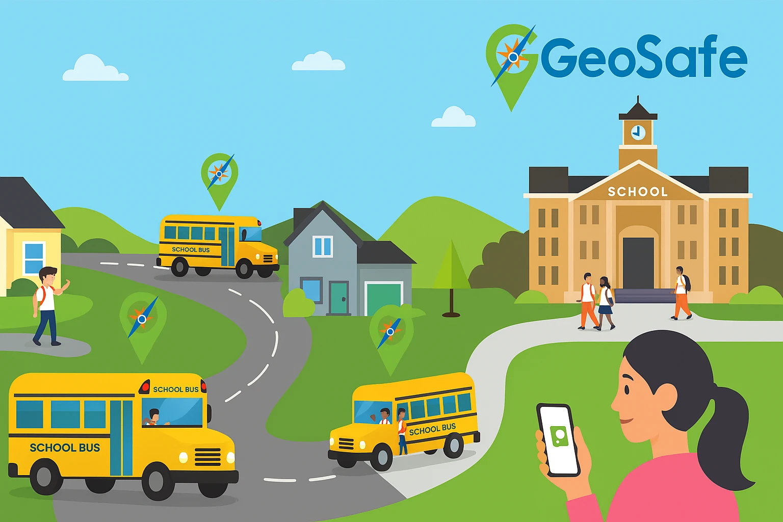 Best School Bus GPS Tracking System in India | GeoSafe